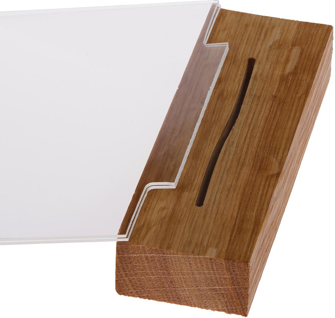 Europel folderhouder Premium, met houten T-voet, ft A6, liggend OfficeNoord