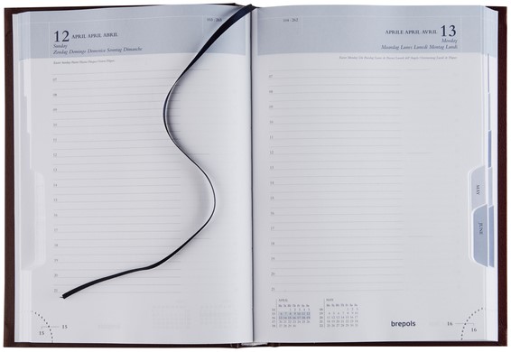 Agenda 2026 Brepols Minister Lima 1dag/1pagina zwart OfficeNoord